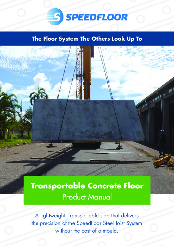 Transportable Concrete Floor - Speedfloor